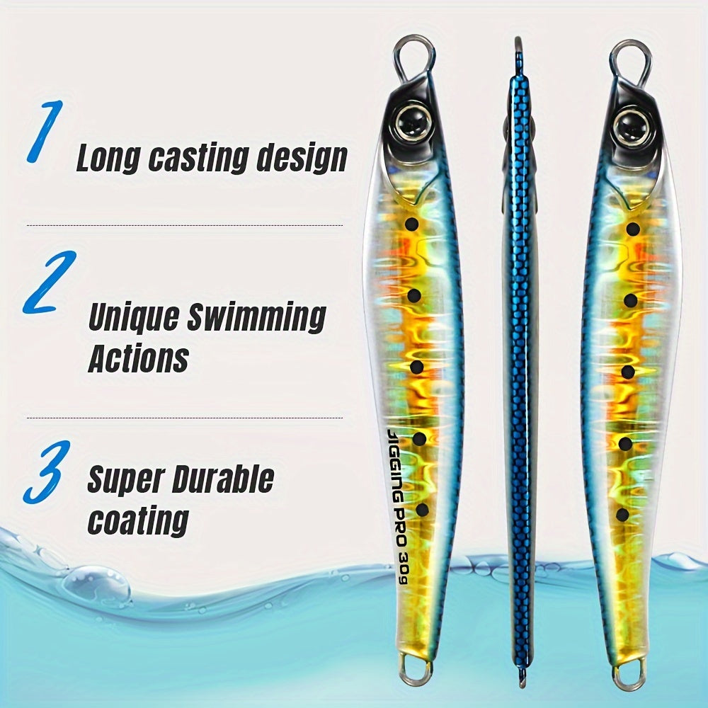 Jig 20g 30g 40g 60g Casting Jig Shore Metal Jig – LUREGO FISHING
